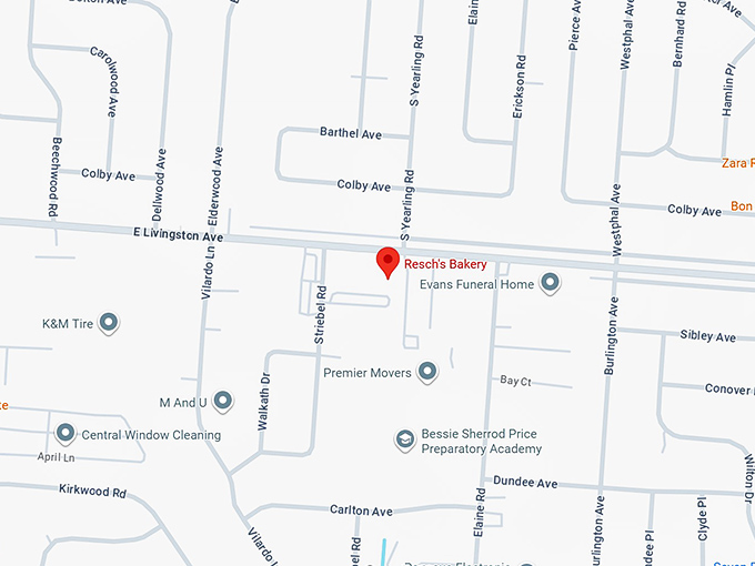 16. resch's bakery map