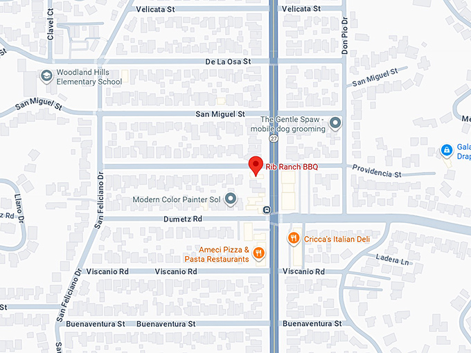 16. rib ranch bbq map