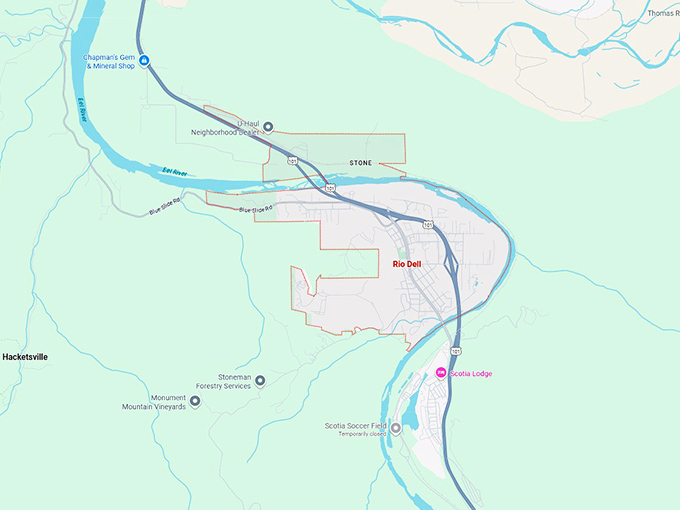 16. rio dell map