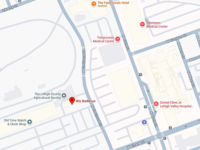 16. ritz barbecue map