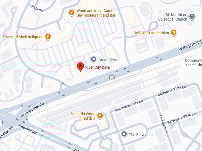 16. river city diner map