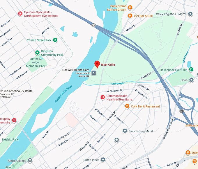 16. river grille map