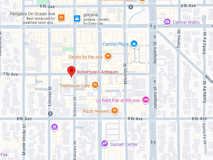 16. robertson's antiques map