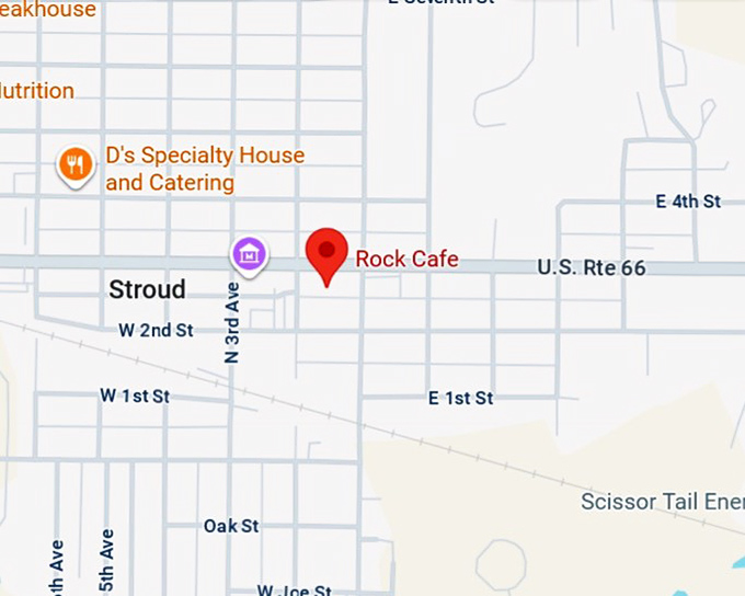 16. rock cafe map