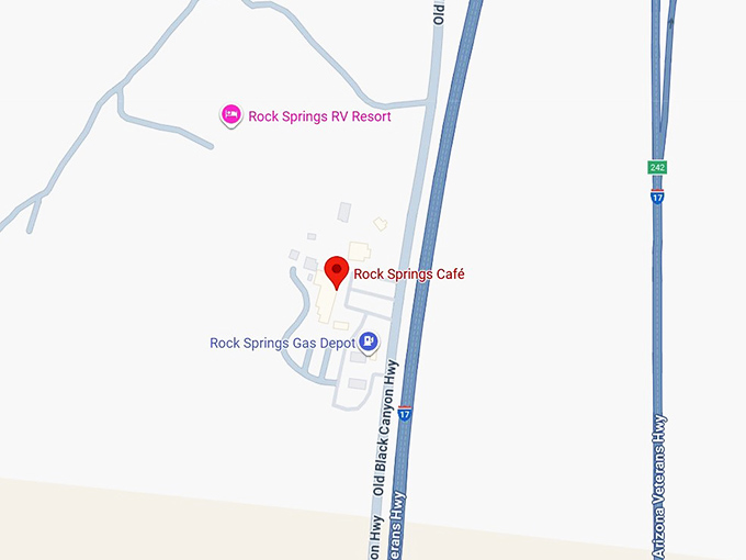 16. rock springs caf&eacute; map