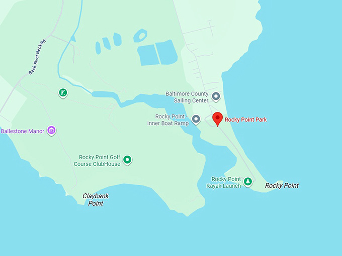 16. rocky point park and beach map