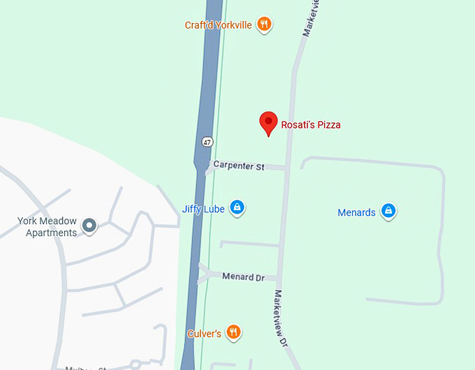 16. rosati's pizza map