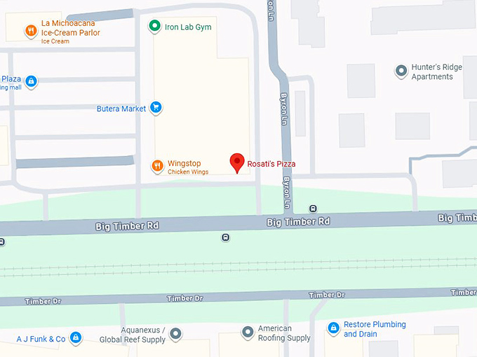 16. rosati&rsquo;s pizza map