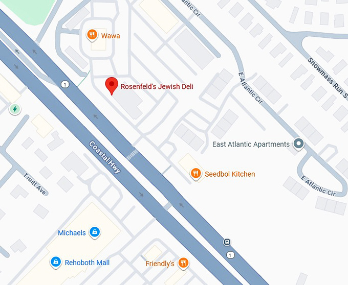 16. rosenfeld's jewish deli map