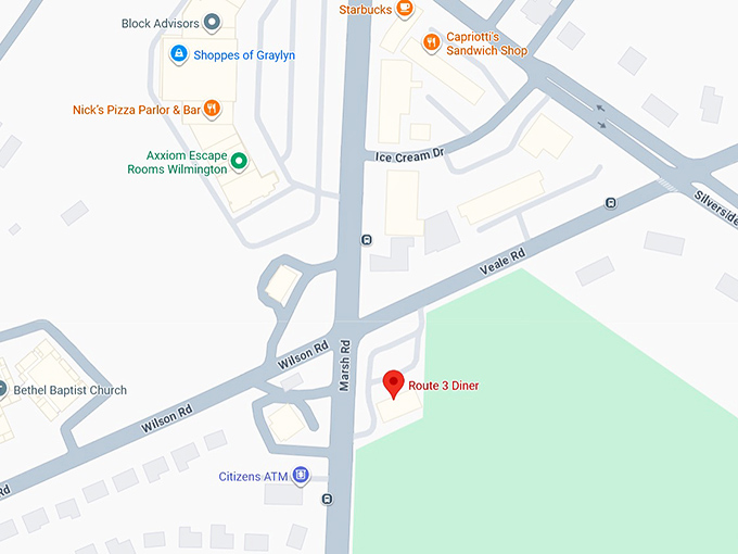 16. route 3 diner map