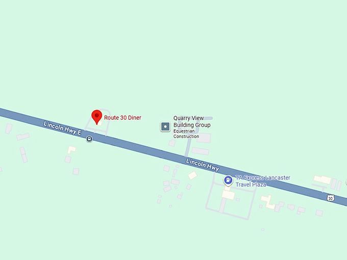 16. route 30 diner map