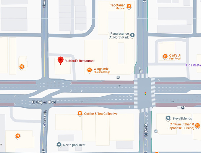 16. rudford's restaurant map