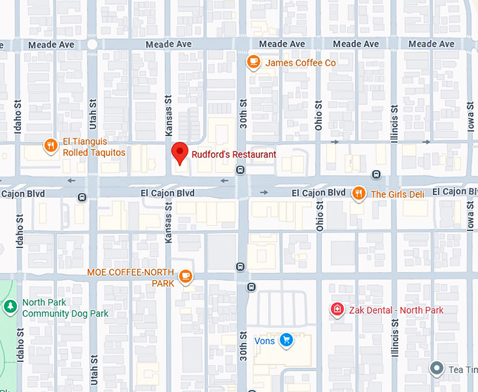 16. rudford's restaurant map