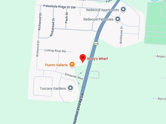 16. rusty's wharf map