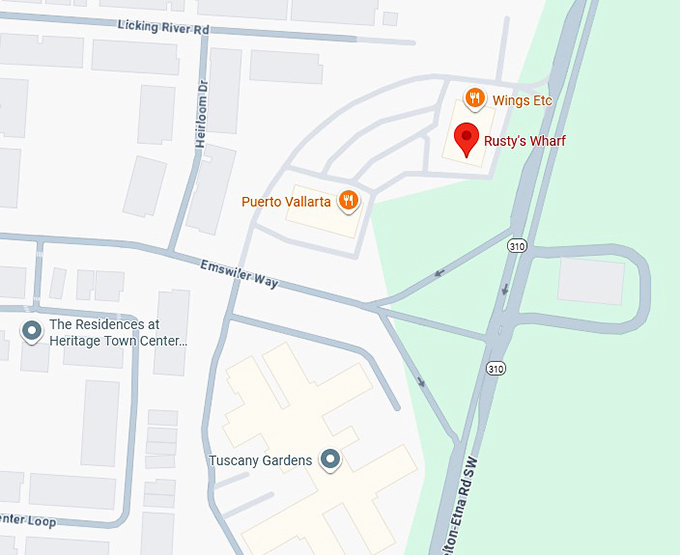 16. rusty's wharf map