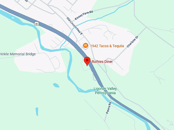 16. ruthies diner map