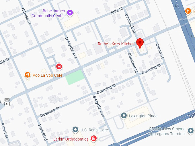 16. ruthy's kozy kitchen map