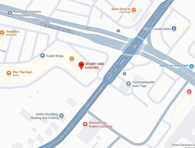 16. spanky and louches map