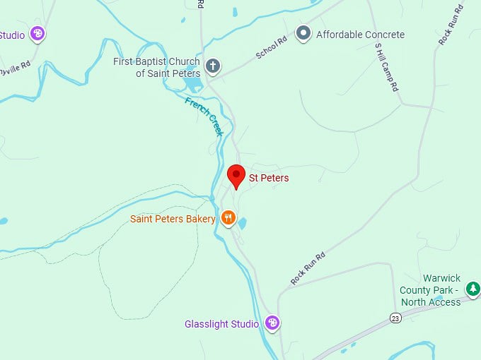 16. saint peters map