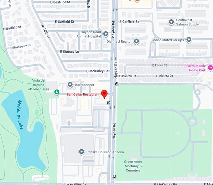 16. salt cellar restaurant map