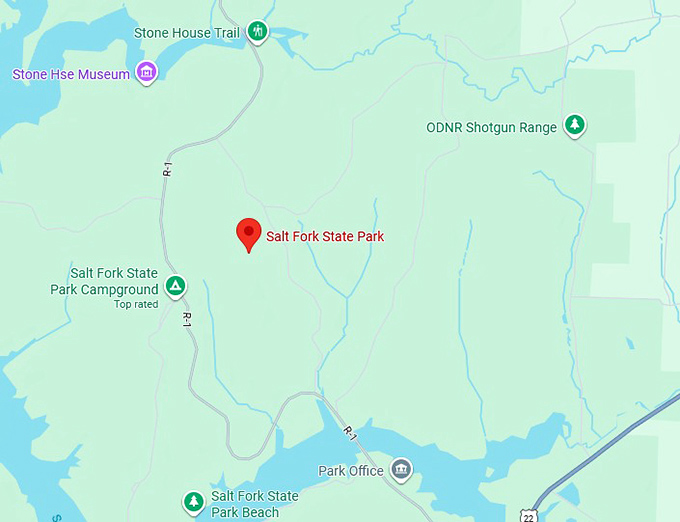 16. salt fork state park map