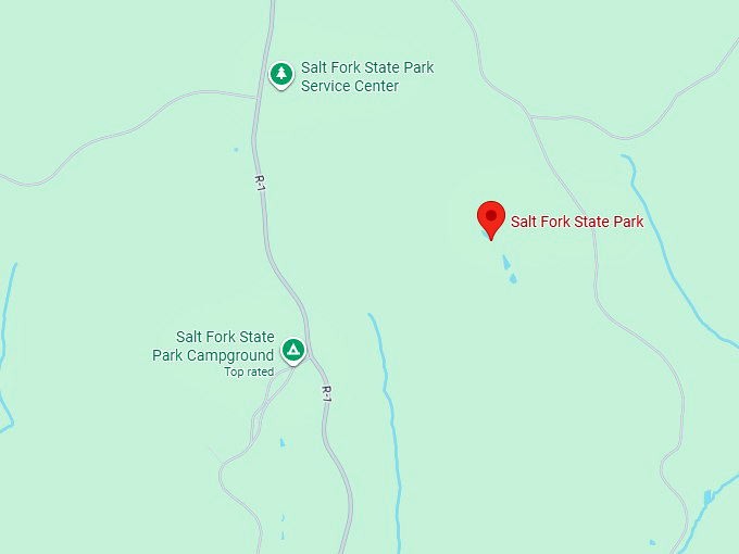 16. salt fork state park map
