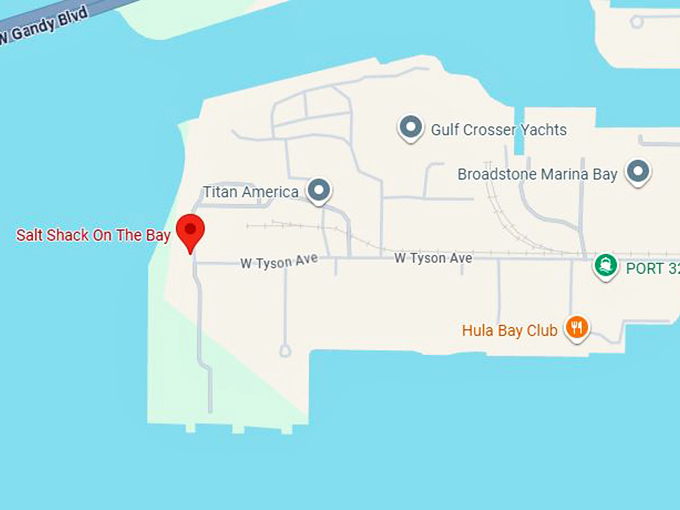 16. salt shack on the bay map