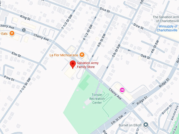 16. salvation army family store map