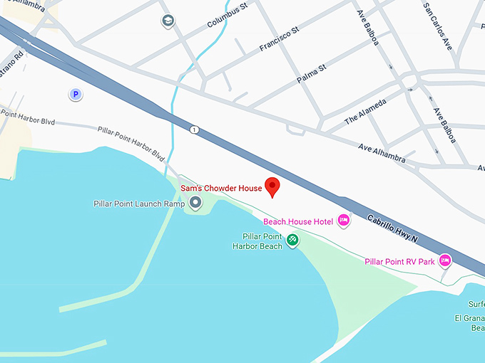 16. sam's chowder house map