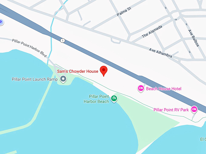 16. sam's chowder house map