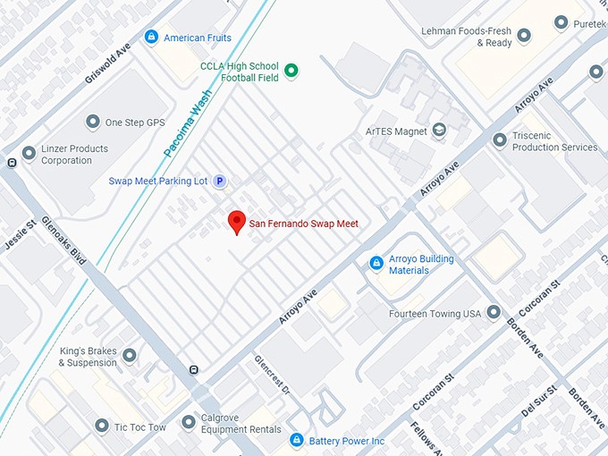 16. san fernando swap meet map