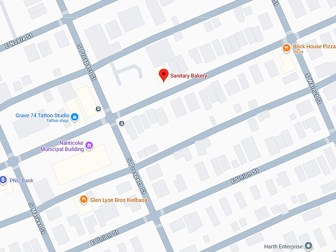 16. sanitary bakery map