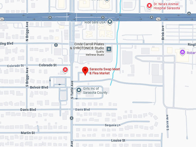 16. sarasota swap meet & flea market map