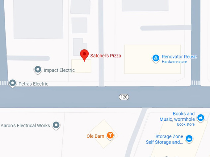 16. satchel's pizza map