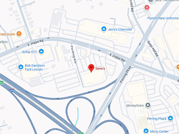 16. savers parkville map