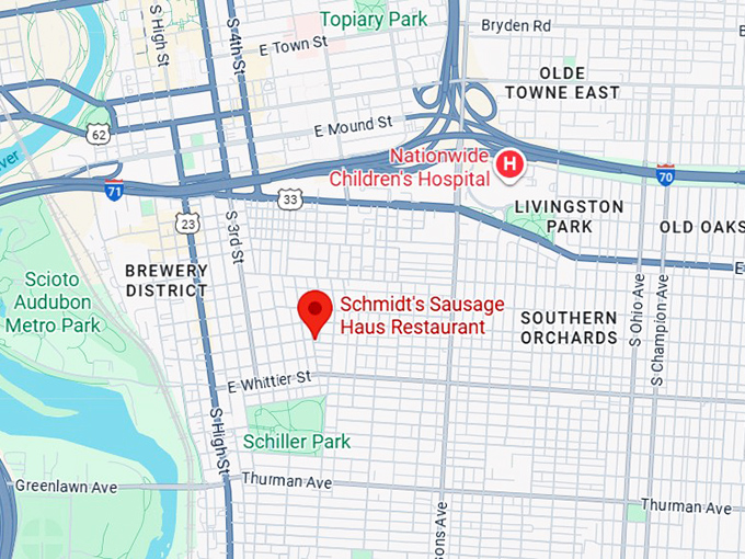 16. schmidt&rsquo;s sausage haus restaurant map