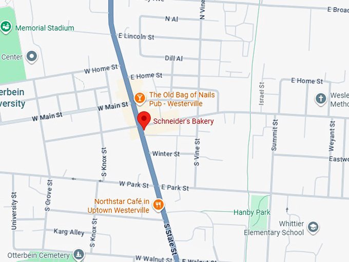 16. schneider's bakery map