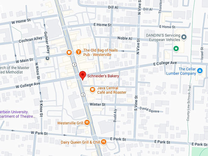 16. schneider&rsquo;s bakery map