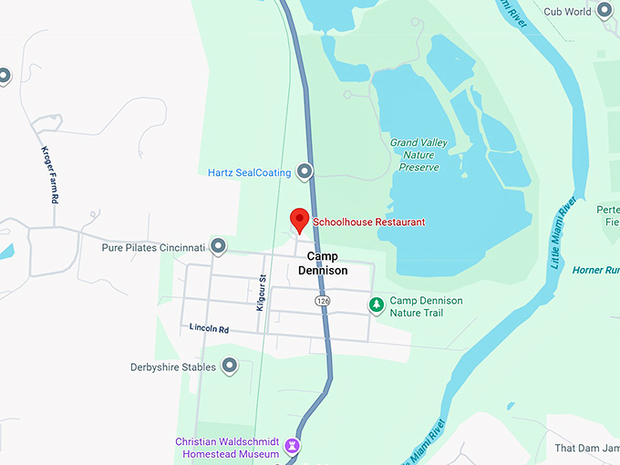 16. schoolhouse restaurant map