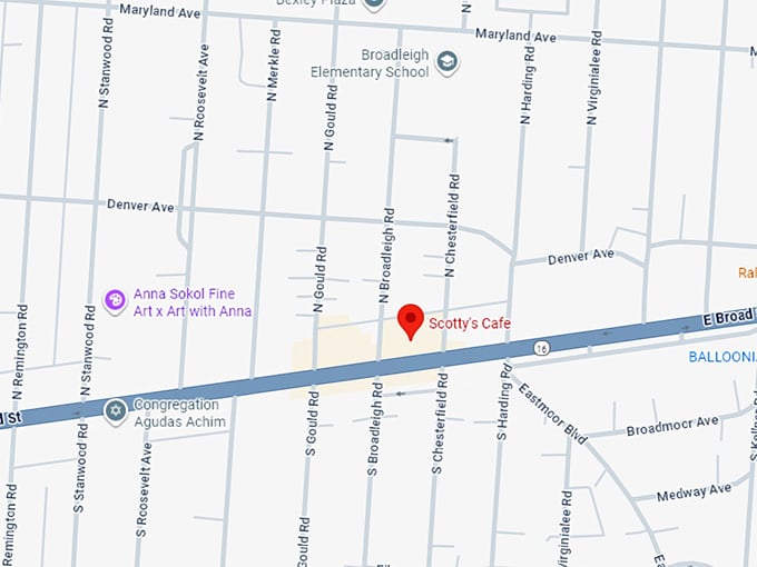 16. scotty’s cafe map