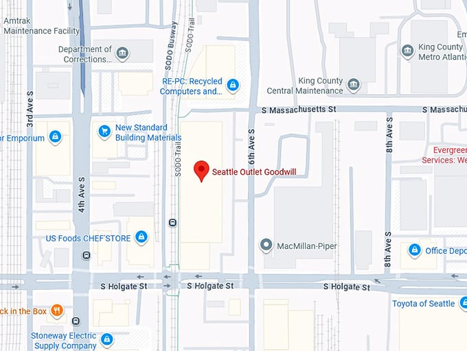 16. seattle outlet goodwill map