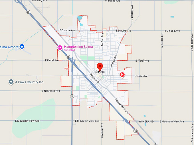 16. selma map