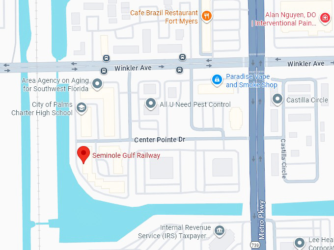 16. seminole gulf railway map