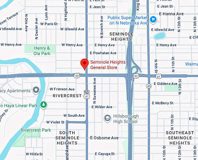 16. seminole heights general store map