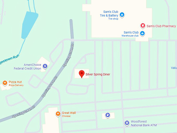 16. silver spring diner map