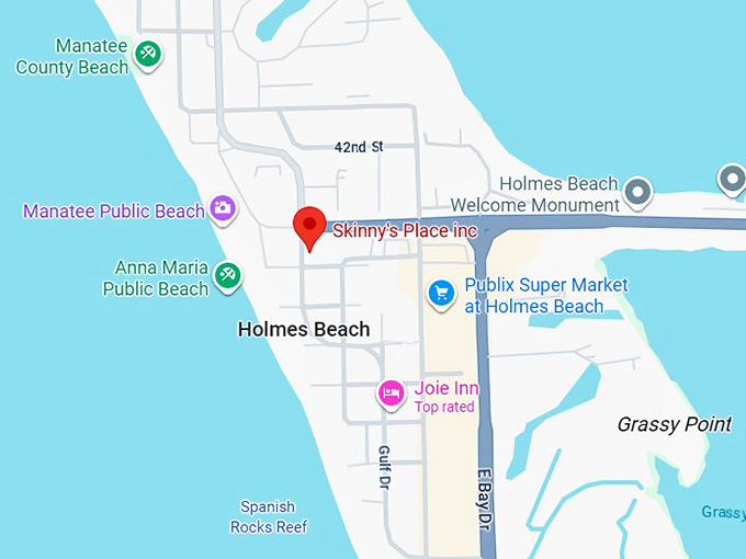 16. skinny's place inc. map