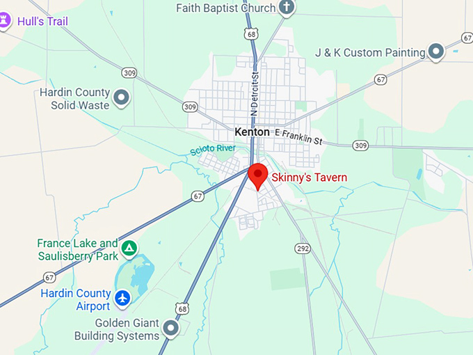 16. skinny's tavern map