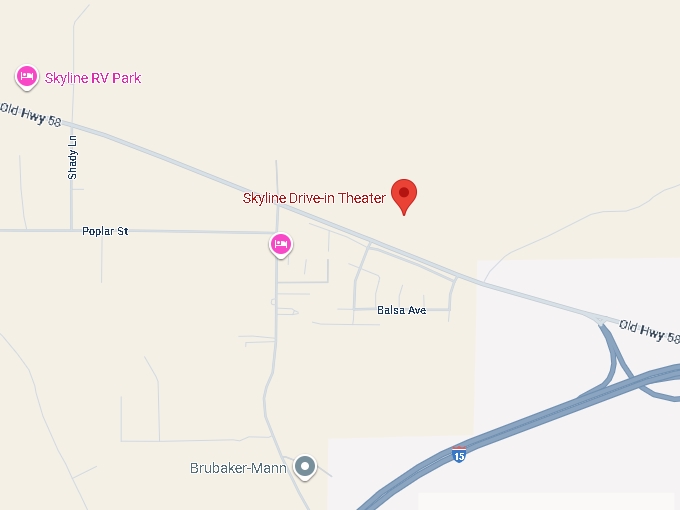 16. skyline drive in theater map