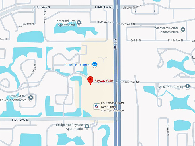 16. skyway cafe map