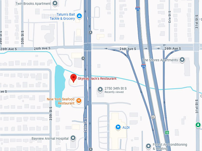 16. skyway jack's restaurant map